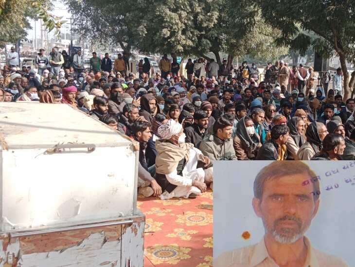 Churu में कलेक्ट्रेट के बाहर बुजुर्ग का शव रखकर लोगों ने किया प्रदर्शन ...
